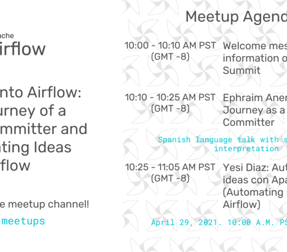 Airflow April Virtual Meetup - En español | SG Buzz